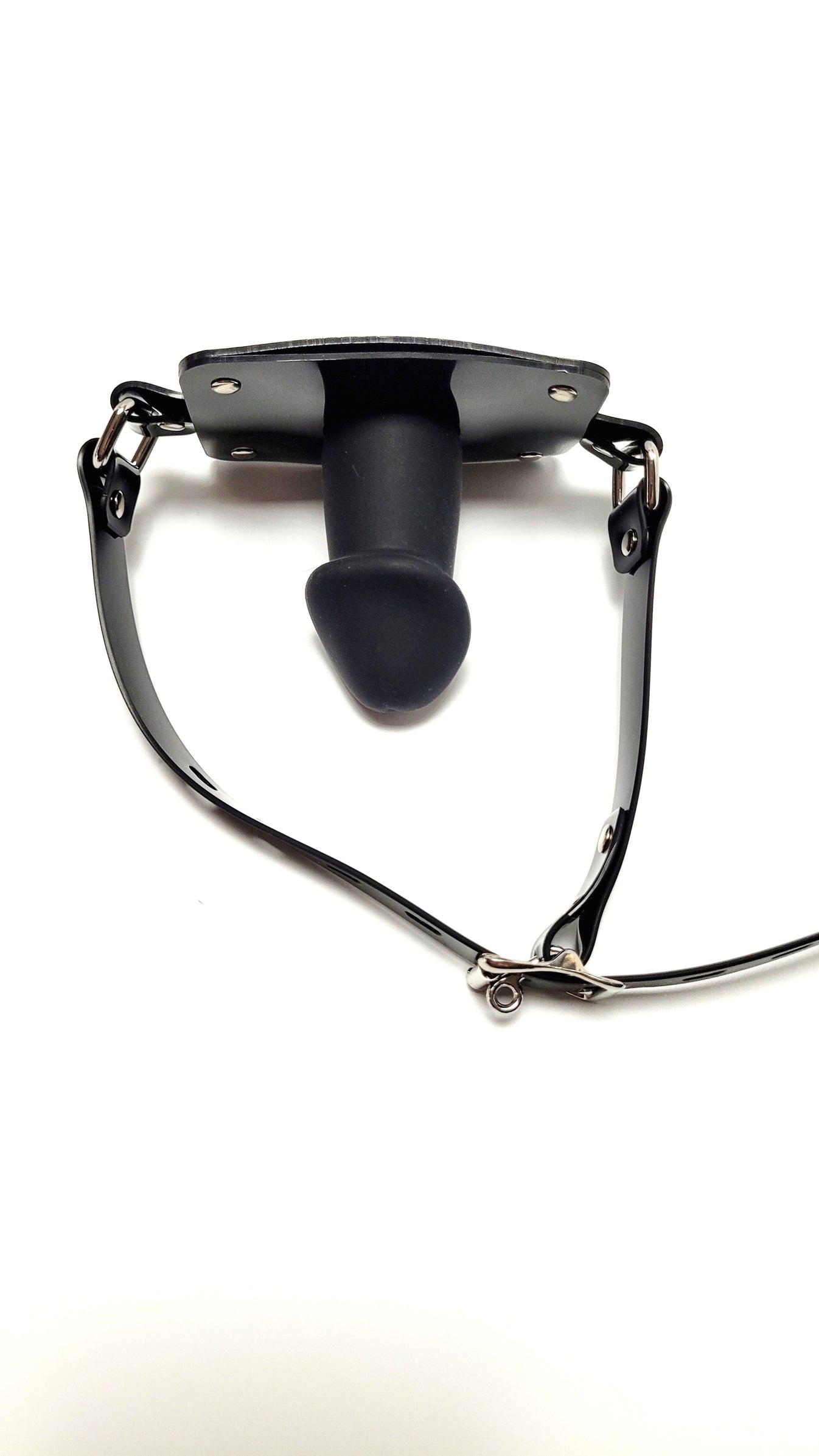 Penis Panel Gag Black PVC – AAG store